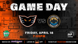 PREVIEW: Phantoms vs. Monsters, Game #71 | Lehigh Valley Phantoms