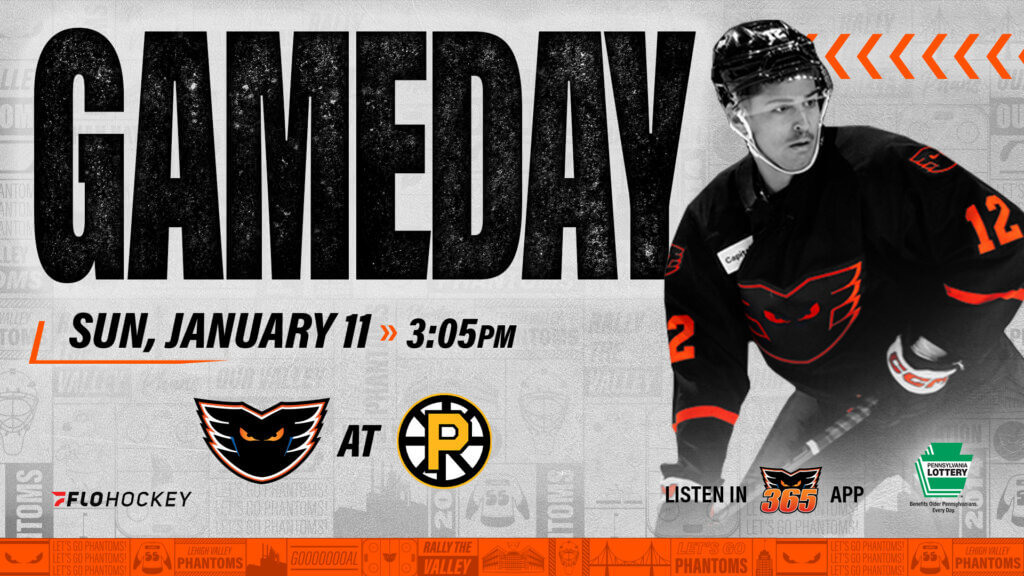 PREVIEW: Phantoms at Providence, Game 35 | Lehigh Valley Phantoms